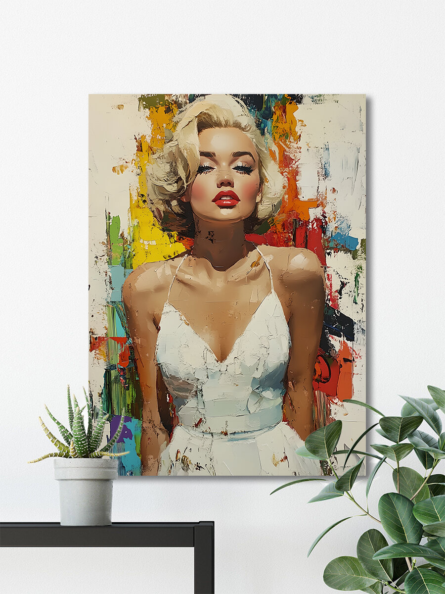 Картина в салон красоты / на стену - Мерлин Монро, картина 20х30 см.