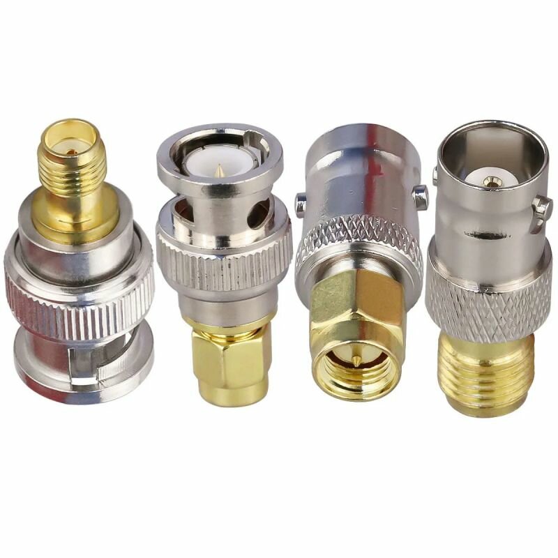 Разъемы BNC - SMA, адаптер SMA BNC «папа - мама» для антенного/удлинительного кабеля, комплекты ВЧ-разъемов SMA - BNC