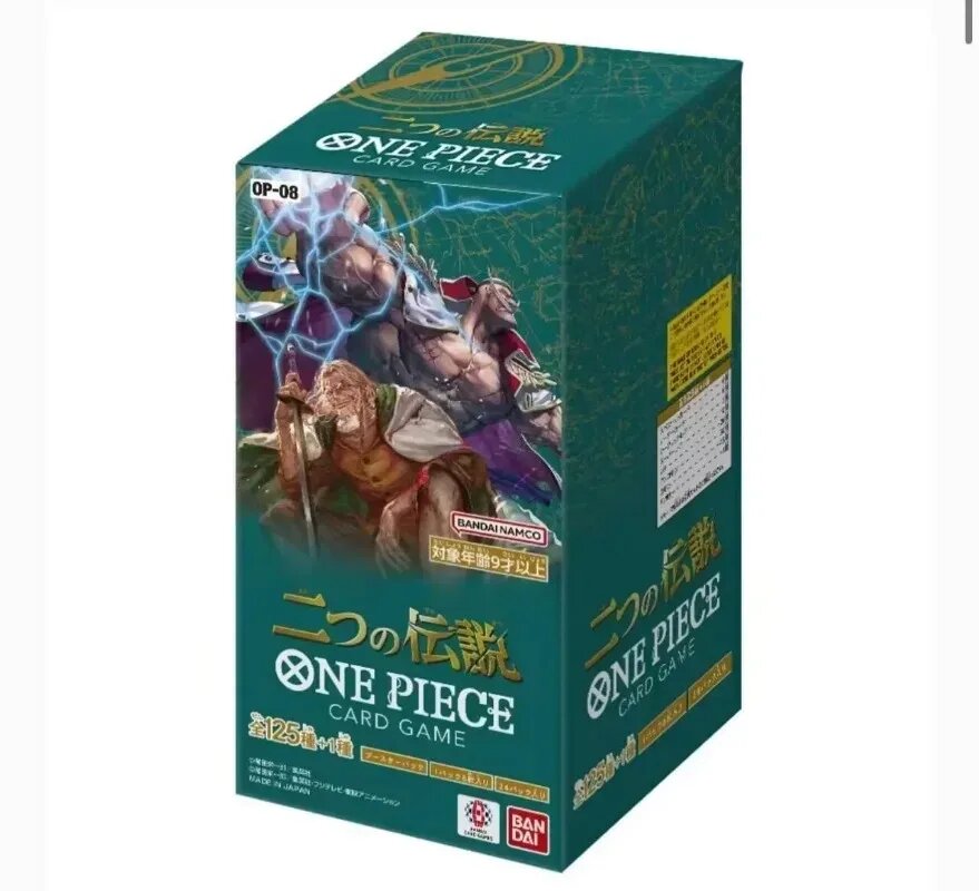 Bandai Genuine One Piece Card OPCG 1-12 Full Series Booster Box Японская версия Луффи Аниме TCG Game Battle Collection Card Toy, OP8-Japanese