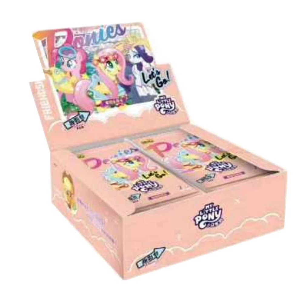 KAYOU натуральная карта My Little Pony, милая забавная вечерние карта дружбы, вечная карта Huiyue Pack, коллекционная карточка принцессы, игрушки, подарки, 30 packs per box