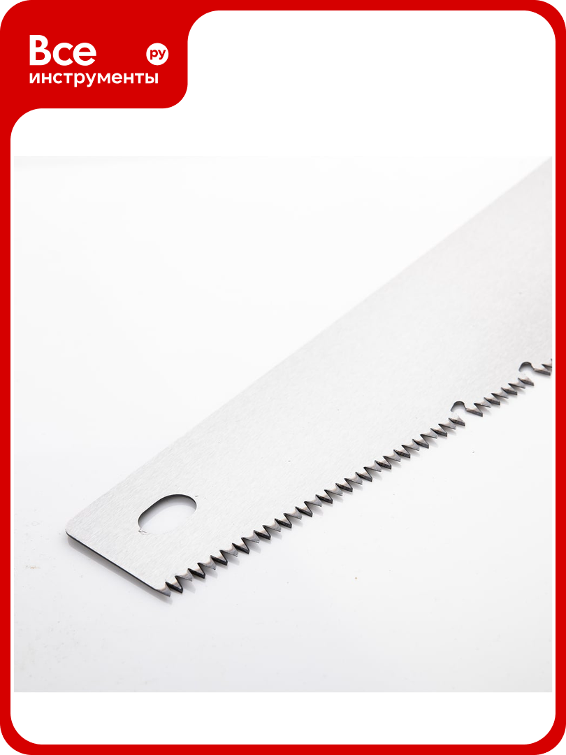 Ножовка (пила) по дереву DELI DL6840A 400 мм (7-8 зубьев на дюйм, 3D заточка, противоскользящая прорезиненная рукоятка) 98396