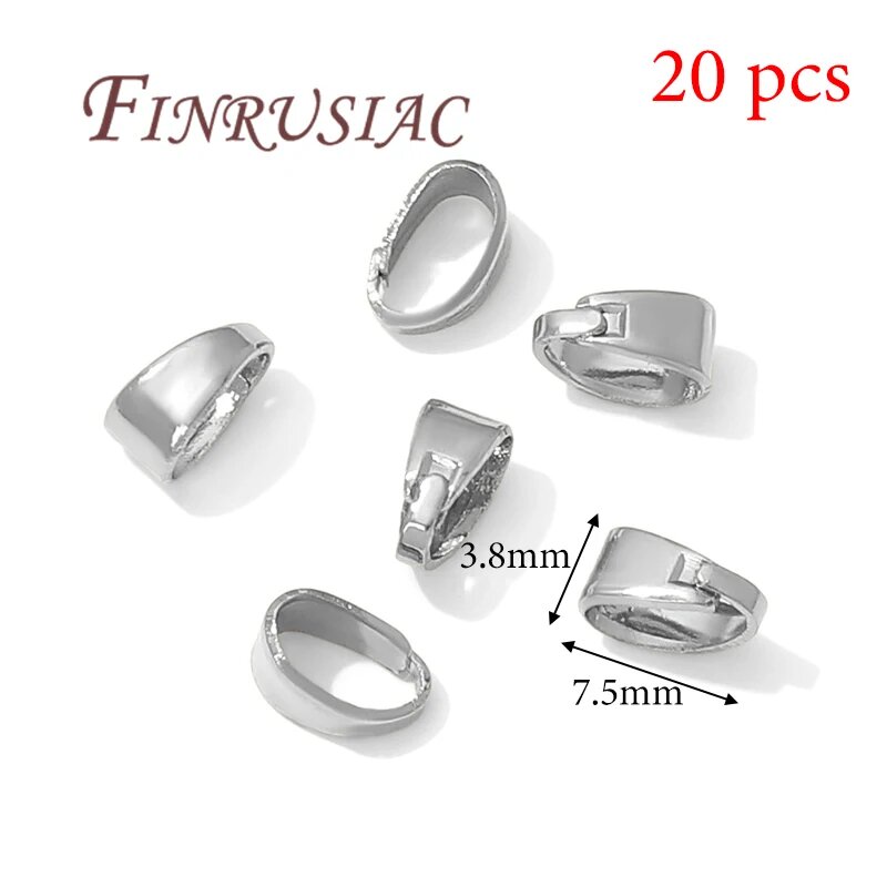 Позолоченные бейлы для подвесок FINRUSIAC Rhodium Plated