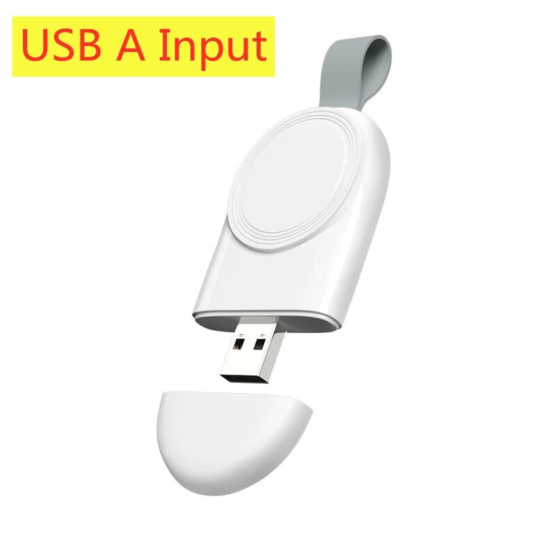 Магнитная беспроводная зарядная станция для часов, док-станция для Apple Watch серии USB Input Only