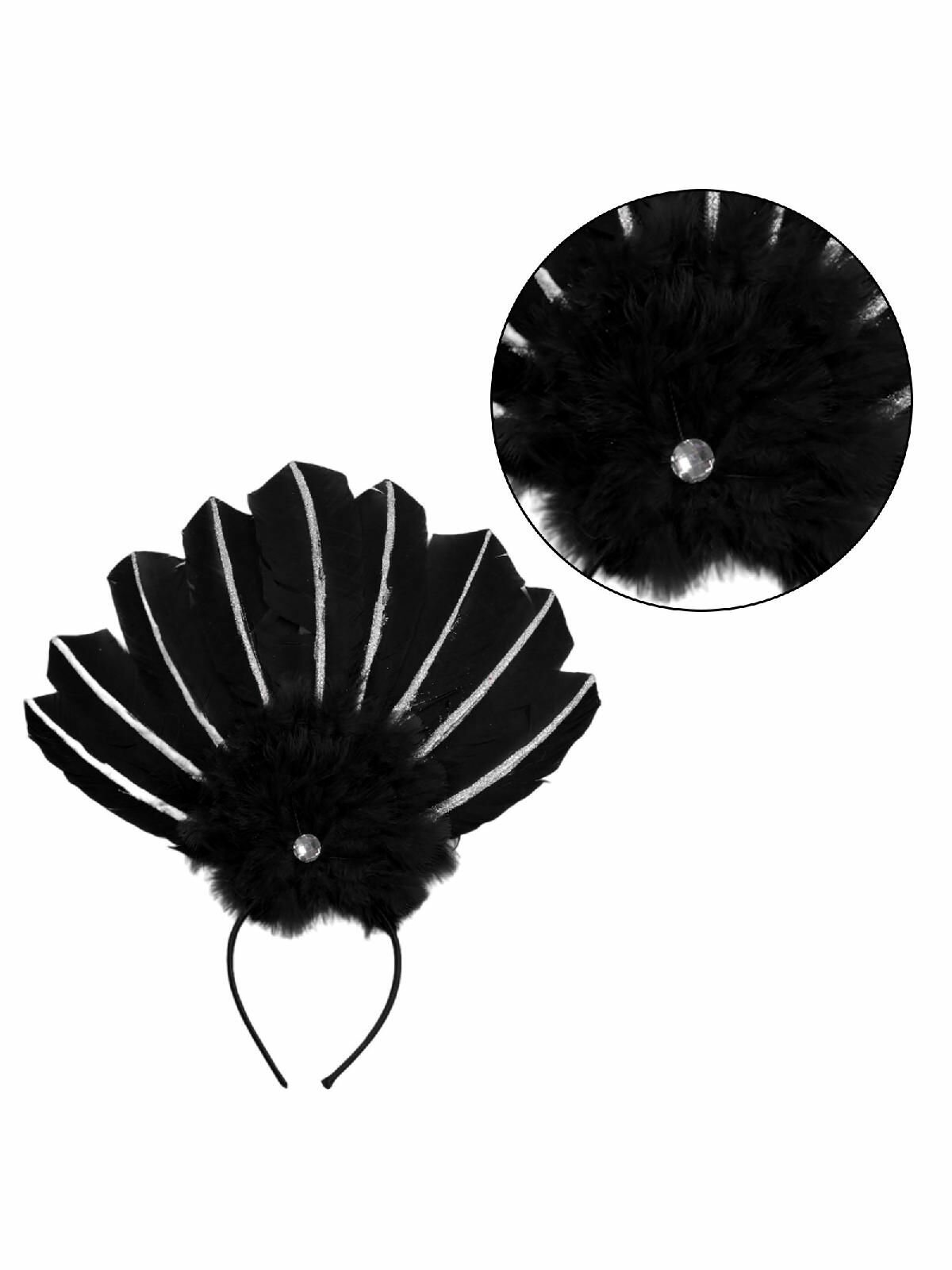 Индейский головной убор с перьями