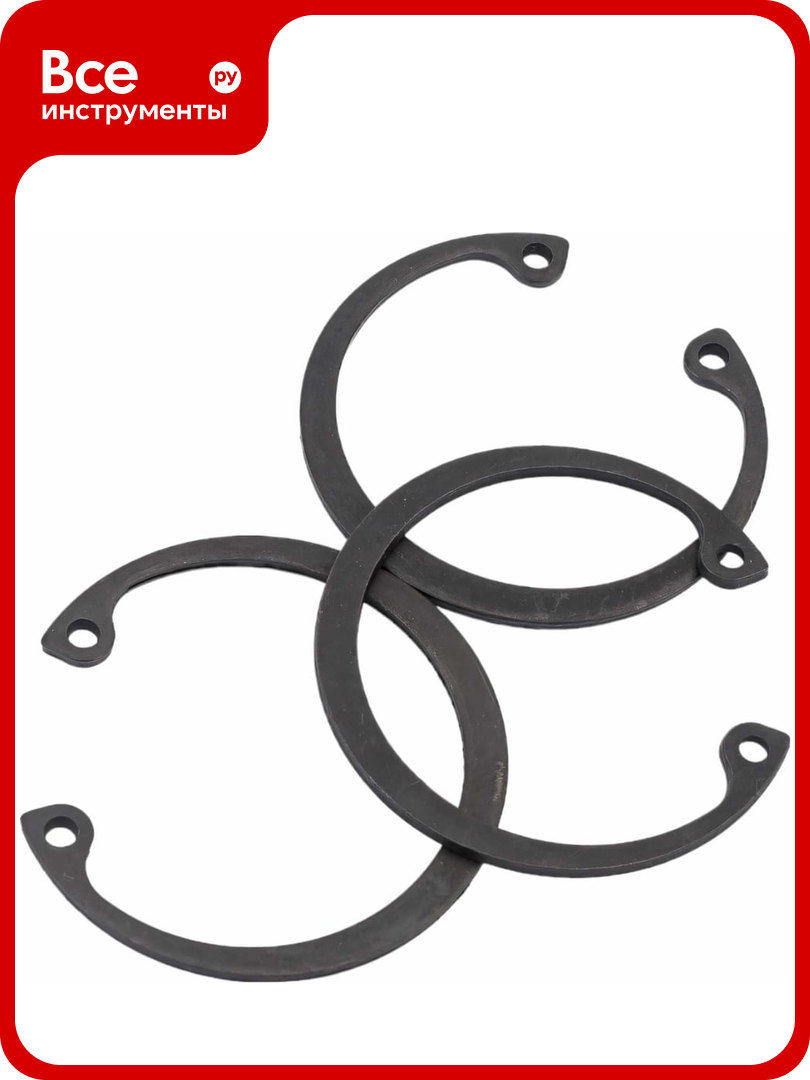 Кольцо стопорное в отверстие BTI DIN 472 40 мм, 10 шт. 00472 705 40, высокопрочной гибкой стали