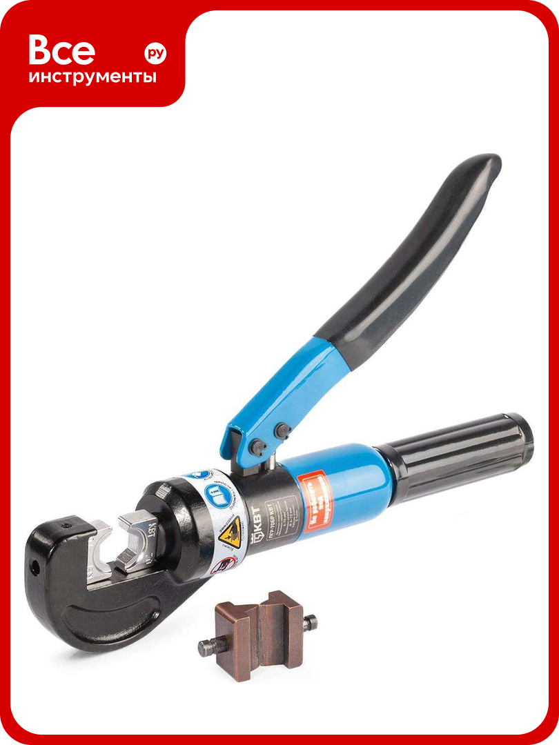 Пресс гидравлический ручной КВТ ПГР-70БР серия мастер 91807, сталь