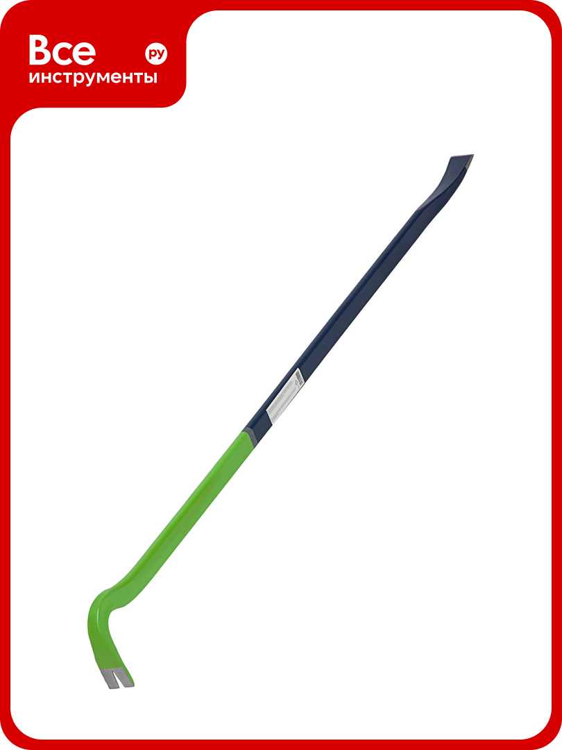 Лом-гвоздодер, 900X25X12мм СИБРТЕХ 25245, с пола, с крыши, со стен