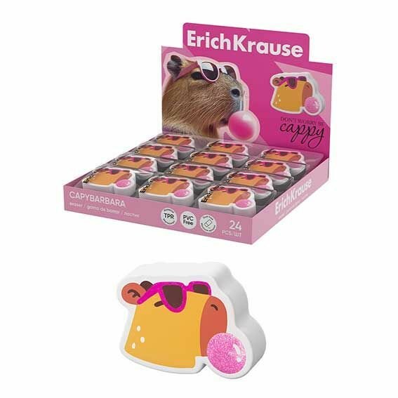 Ластик Erich Krause "CapyBarbara", фигурная, 33?25?7 мм