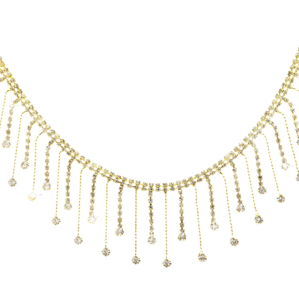 Сверкающая цепочка с бахромой из стразов, мерцающий пояс-цепочка Для любителей моды и аксессуары для рукоделия ручной работы