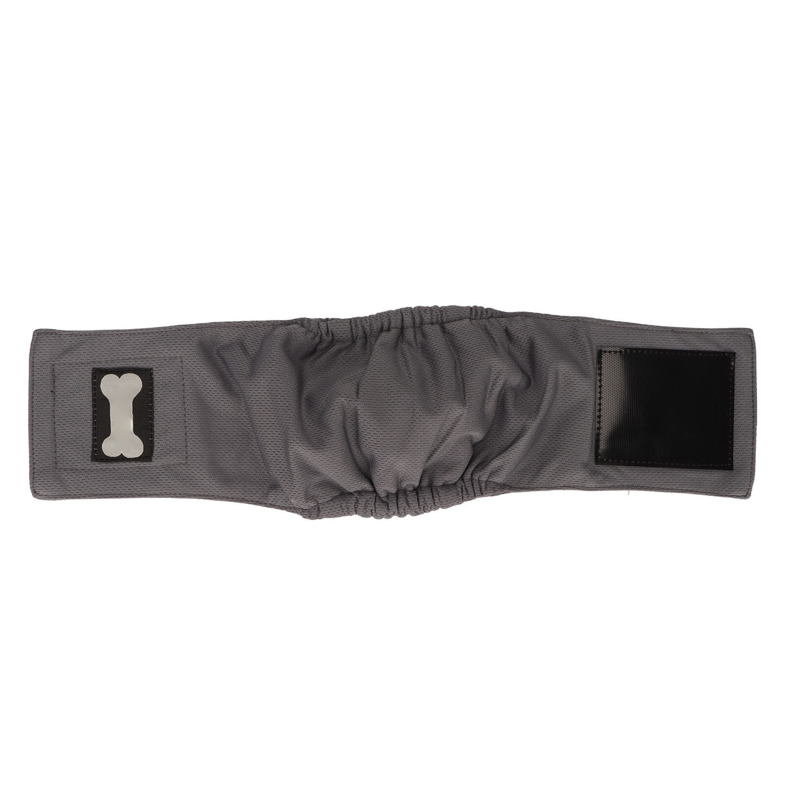 Серый бандаж на живот для собак мужского пола, герметичный, дышащий, удобный, прочный, впитывающий воду бандаж на живот для собак мужского пола