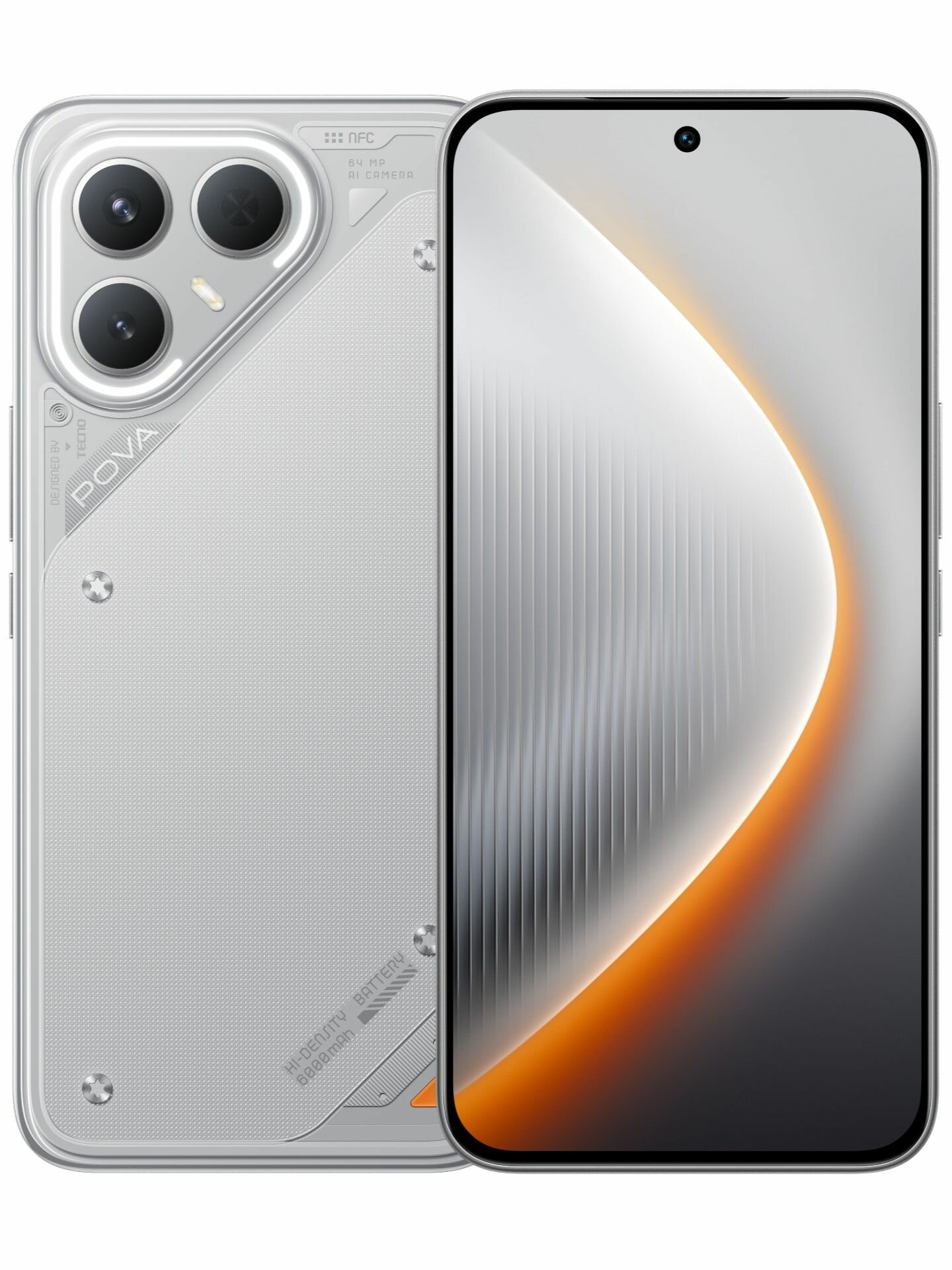 Смартфон TECNO Pova 7 Pro 5G 12/256Gb, серый