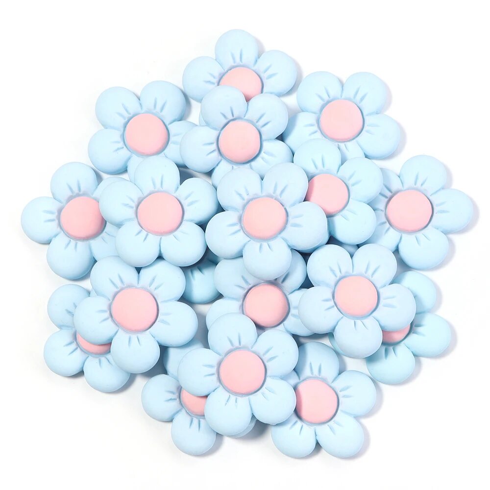 Фигурки из смолы голубые, 20 шт.