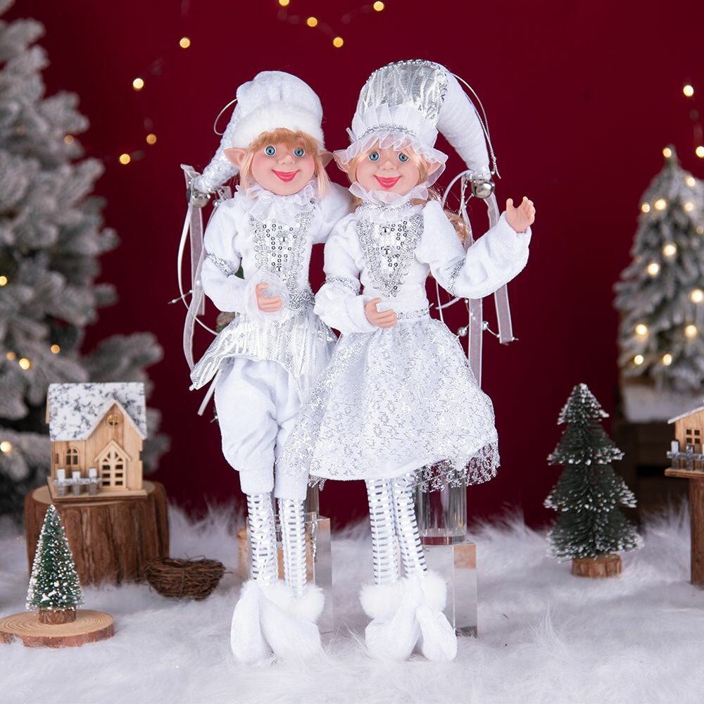 Рождественский эльф 61 сантиметров карлик новогодняя кукла рабочий стол.