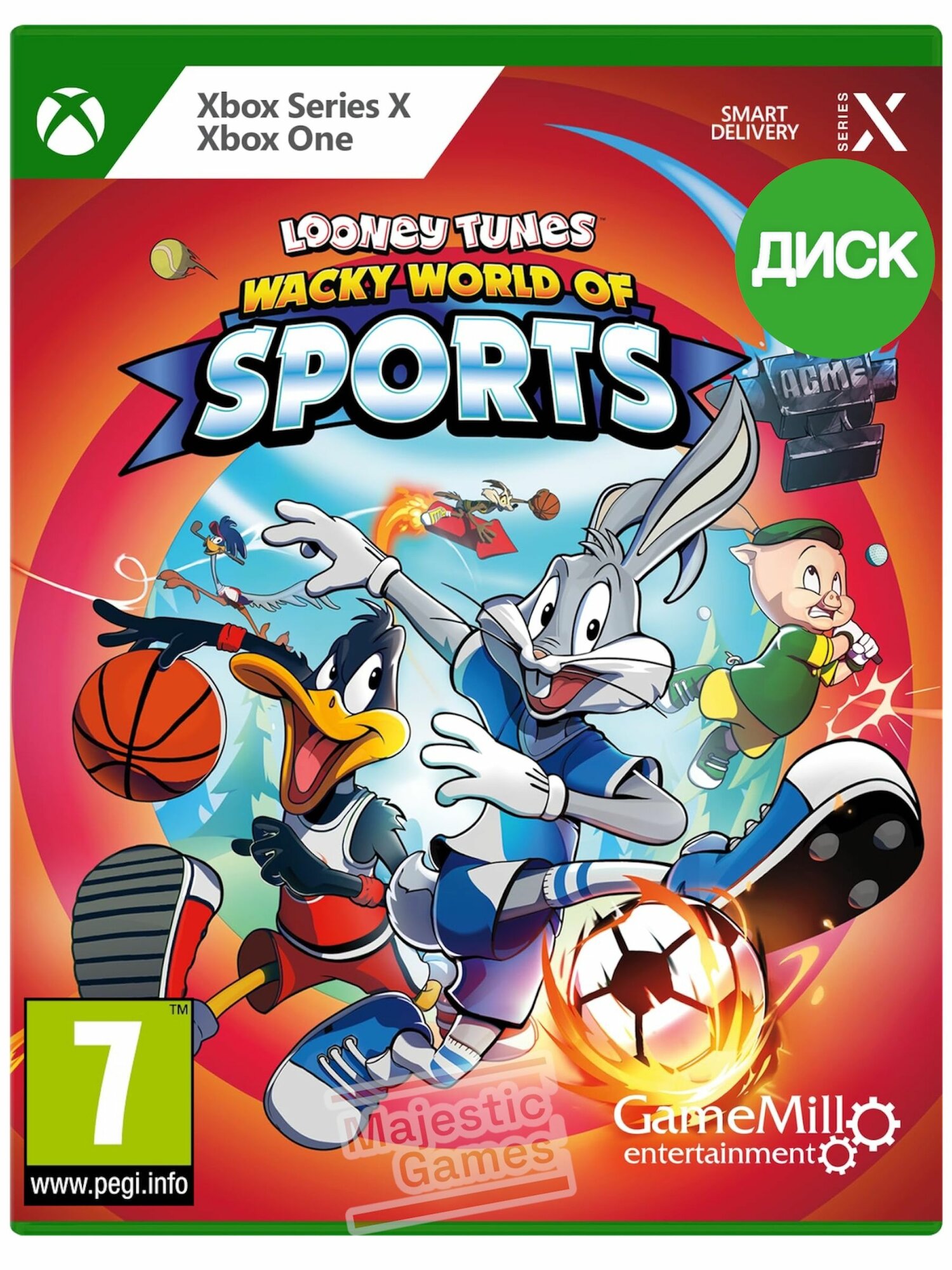 Игра Looney Tunes: Wacky World of Sports (Диск, Xbox One, Series X, Английская версия)