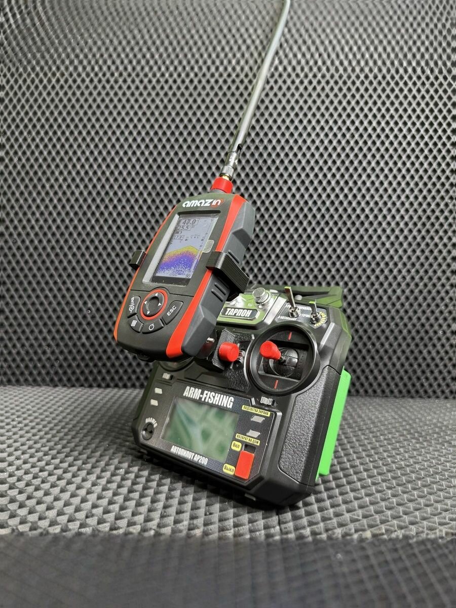 Крепление для эхолота Amazin777 на пульт Flysky