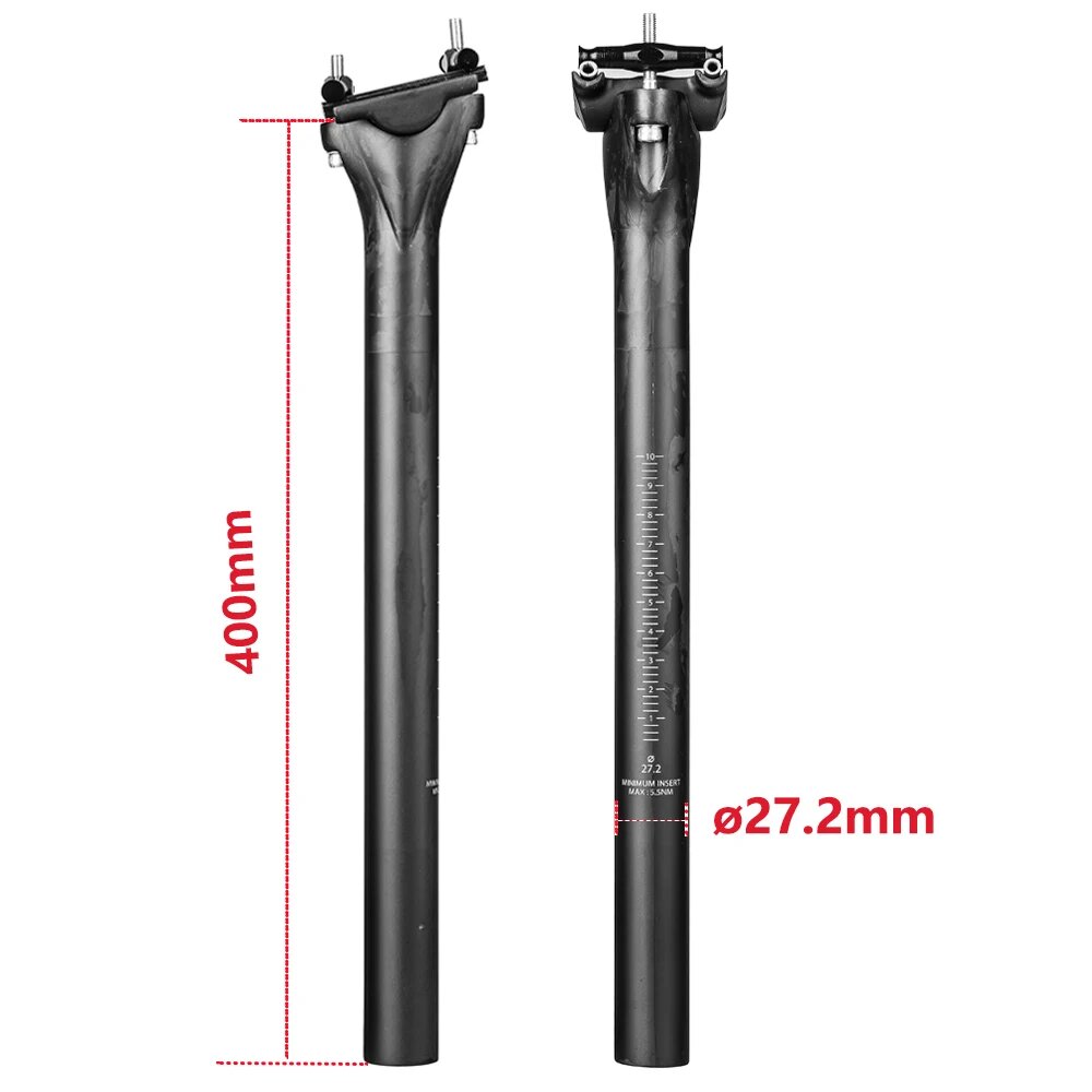 Карбоновый подседельный штырь Elitaone 27.2x400mm