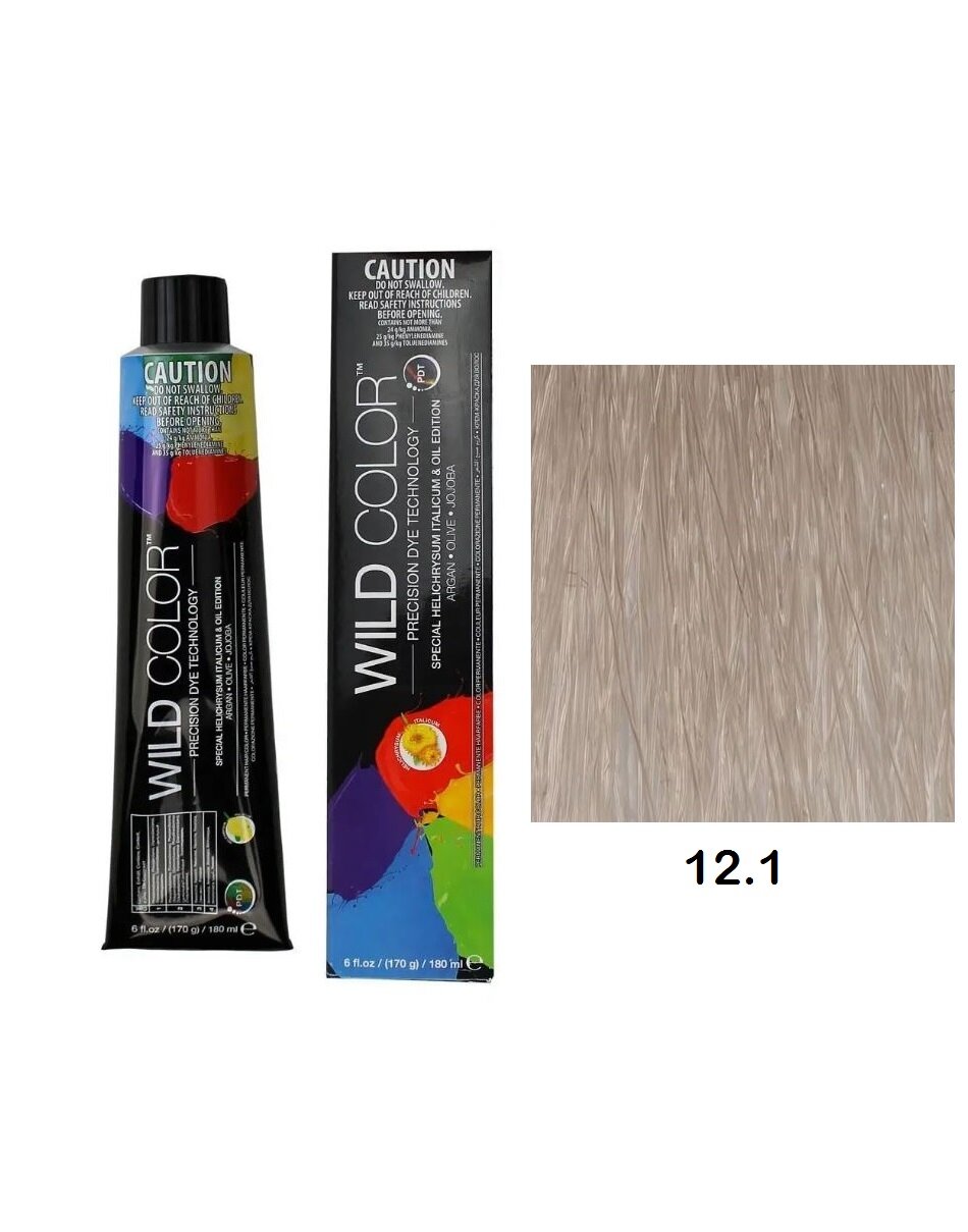 Wild Color Ammonia Free краска без аммиака 180 мл - Wild Color Ammonia Free 12.1 SSA Экстра суперплатиновый блонд пепельный