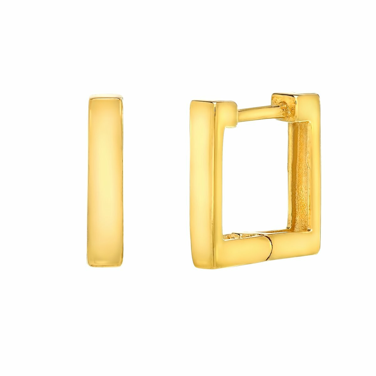 Серьги, серебро, 925 проба, золочение