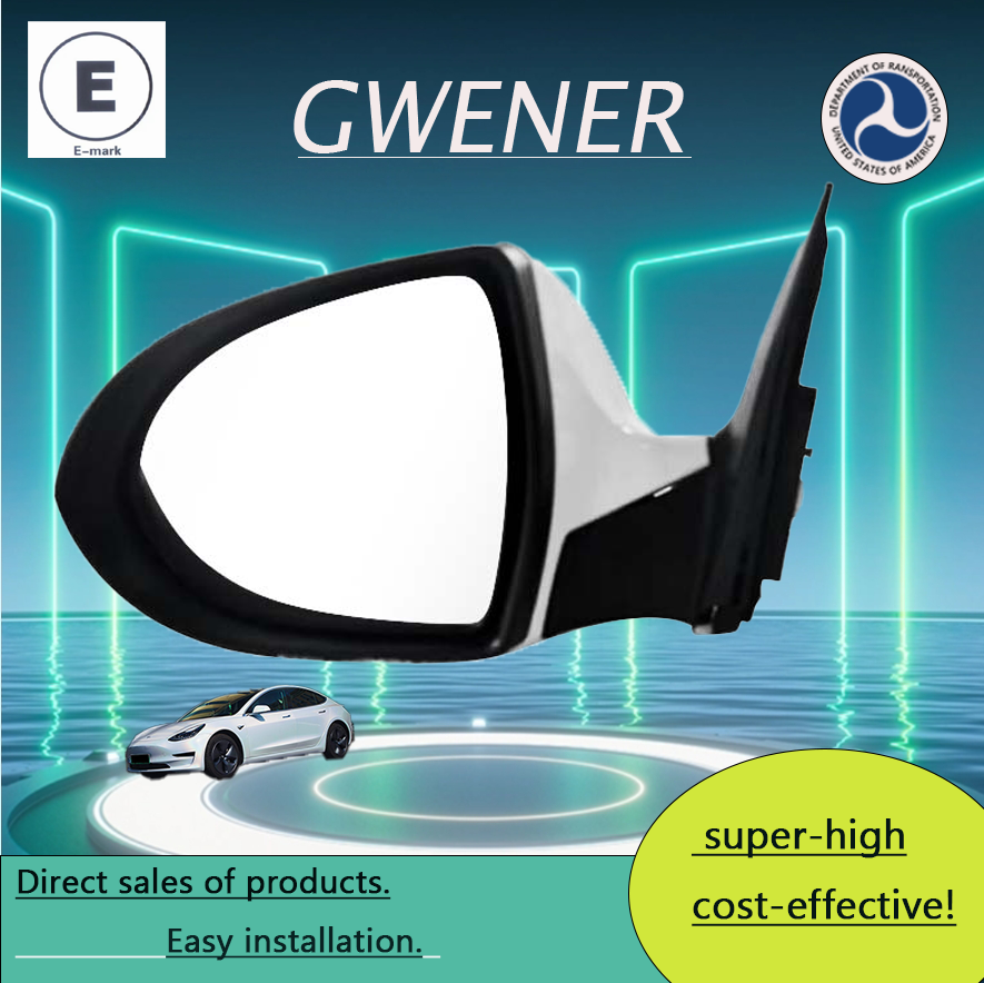 Левое боковое зеркало Hyundai Sportage 2010–2016, 9-pin, белое, с подогревом и повторителем