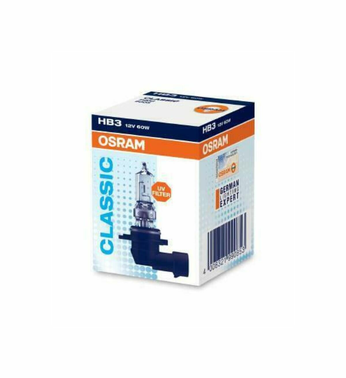 Лампа Osram Галогеновая Hb3 P20D 60W(Osram 9005)
