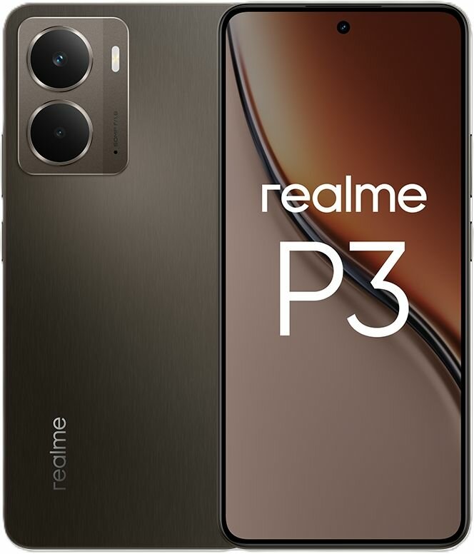 Смартфон Realme P3 5G RMX5079 256Gb 12Gb серый 3G 4G 2Sim 6.67" AMOLED 1080x2400 And15 50Mpix 802.11