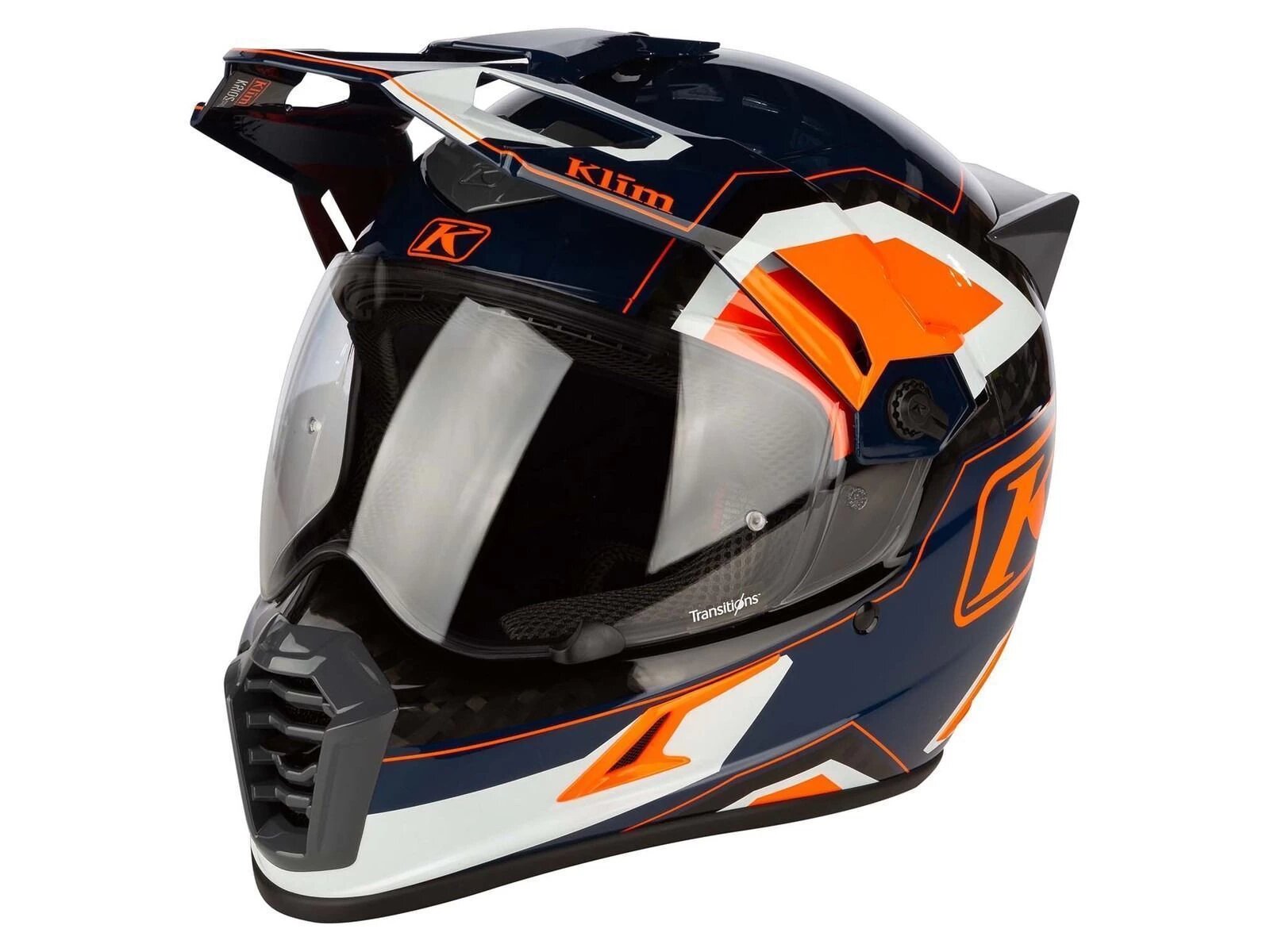 Мотошлем, интеграл Klim Krios Pro Rally Striking Orange, 2XL