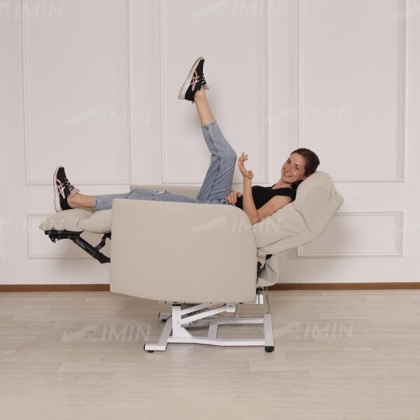 Кресло реклайнер 'Брайтон' с механизмом подъема и электро подголовником IMIN - Имидж Инвентор