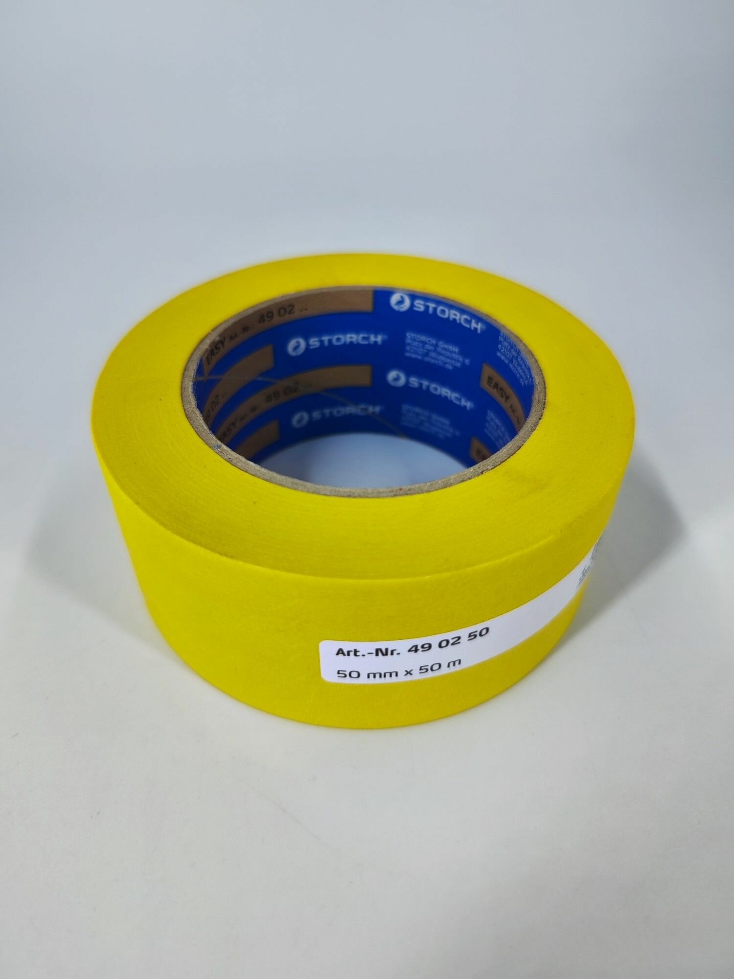 Лента малярная бумажная жёлтая Storch Premium Easy Paper 490250 (50мм*50м) упак (3 шт)