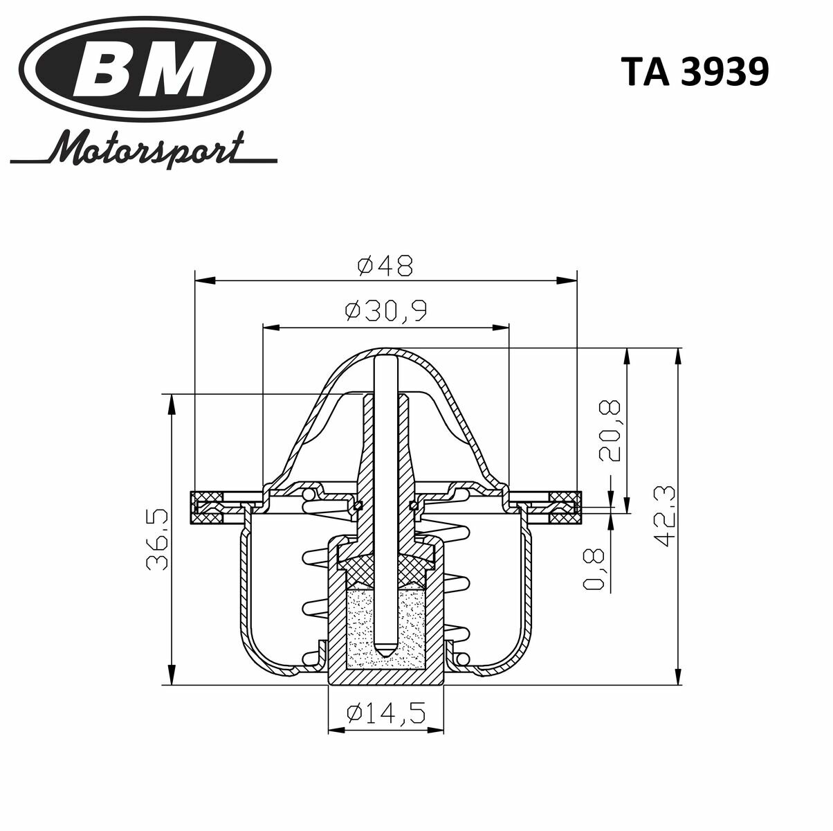 Термоэлемент, 87'C Для General Motors(Bm Ta3939)