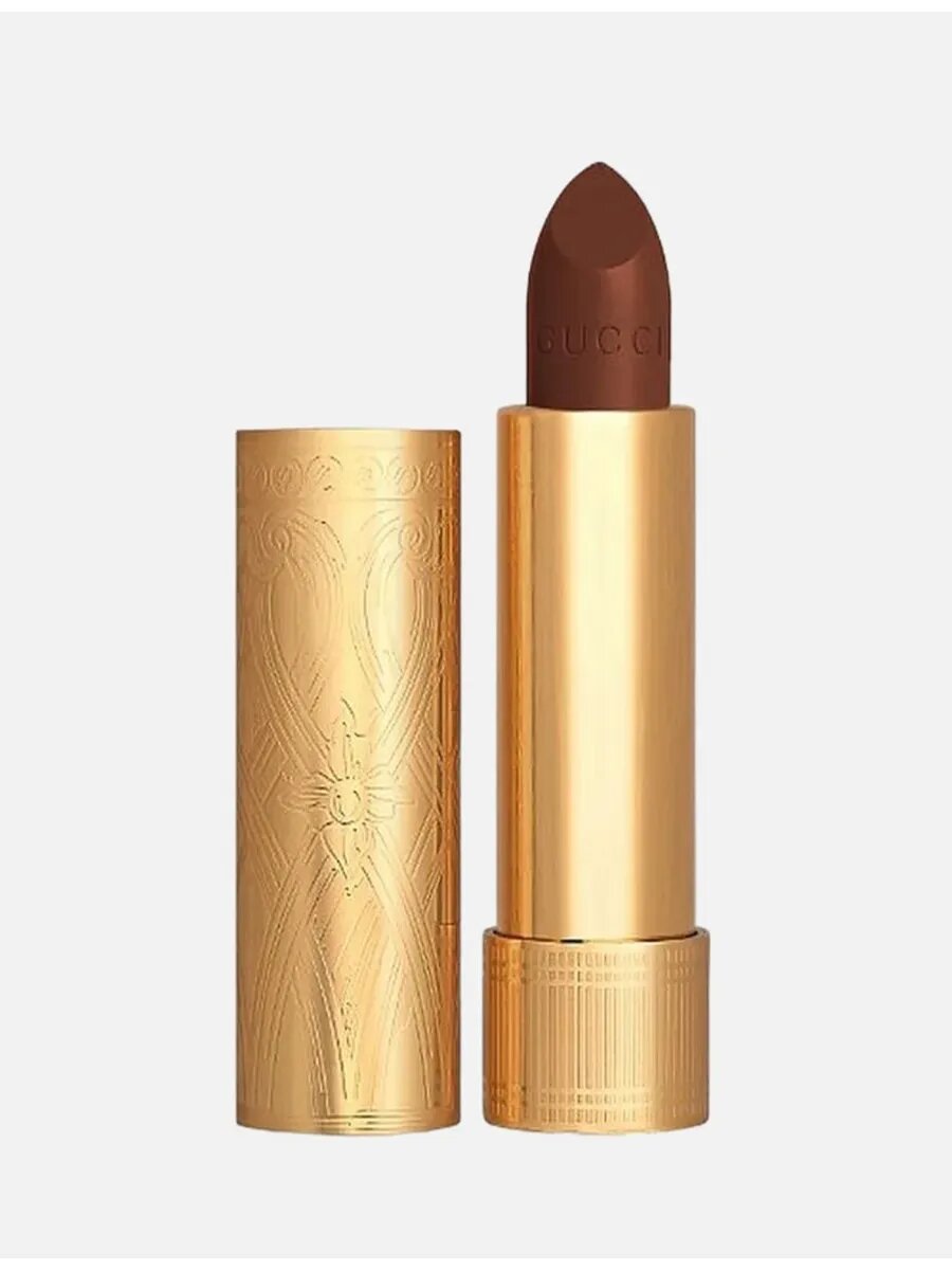 Губная помада GUCCI rouge à lèvres satin lip colour 123 Auroral Amber