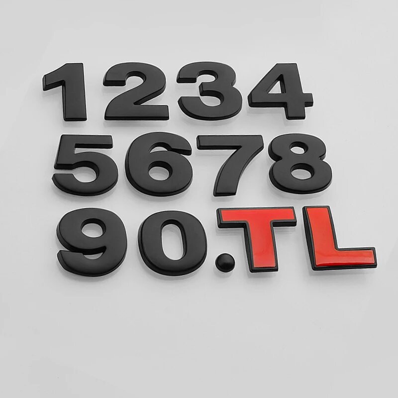 3D металлическая эмблема автомобильного объема стандартная Эмблема багажника Наклейка 1,0 1,2 1,4 1,6 1,8 2,0 2,5 L T 2,8 T 3,0 T Логотип объема