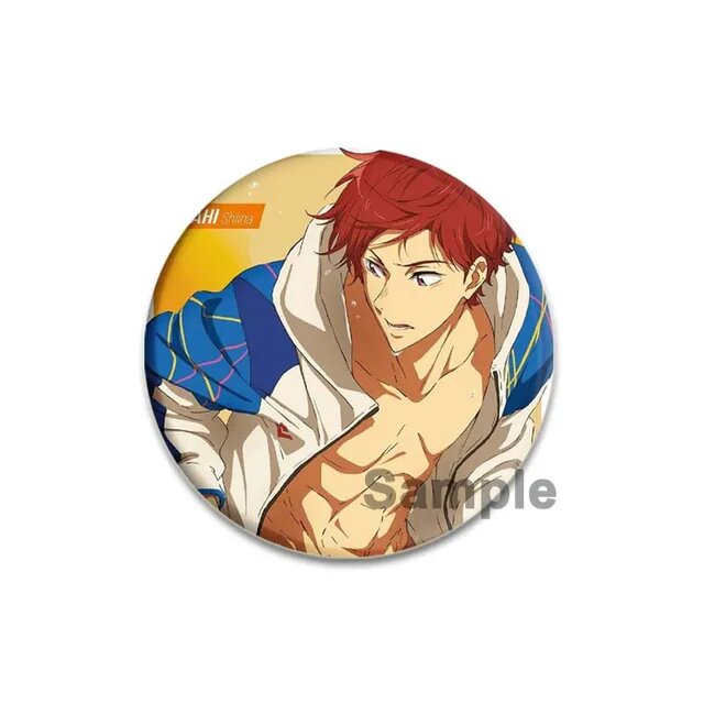 Аниме Бесплатно! Персонаж Рин Мацуока/Makoto Tachibana/Haruka Nanase/Nagisa Hazuki, булавки с мультяшным значком, брошь для украшения одежды