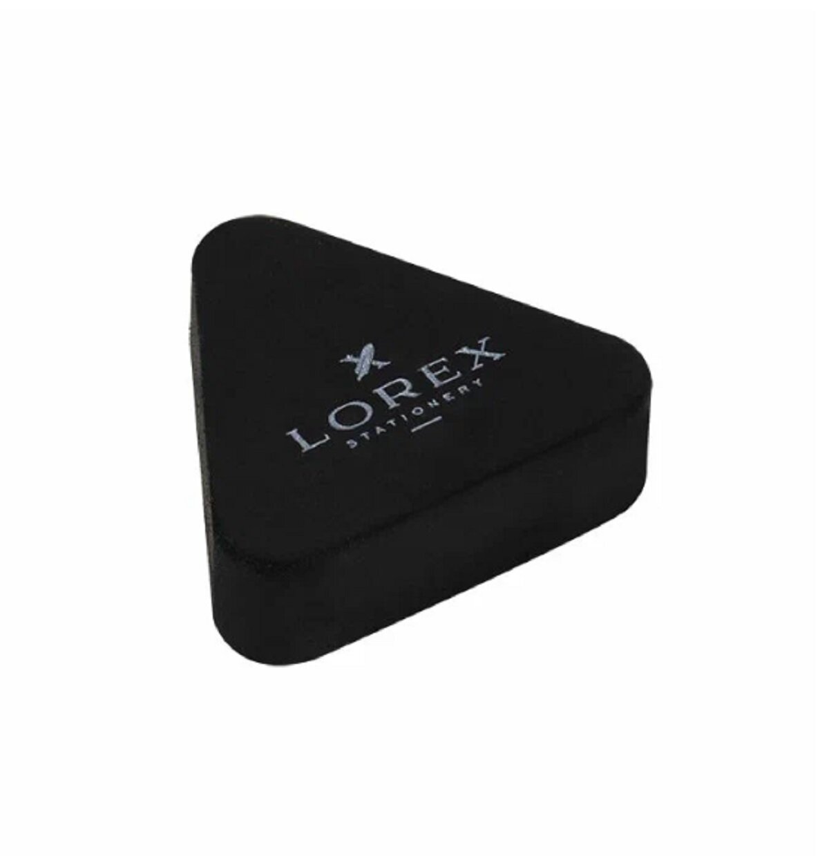 Ластик 1 шт LOREX INSPIRATION BASE, треугольный, черный, 40x40x13мм