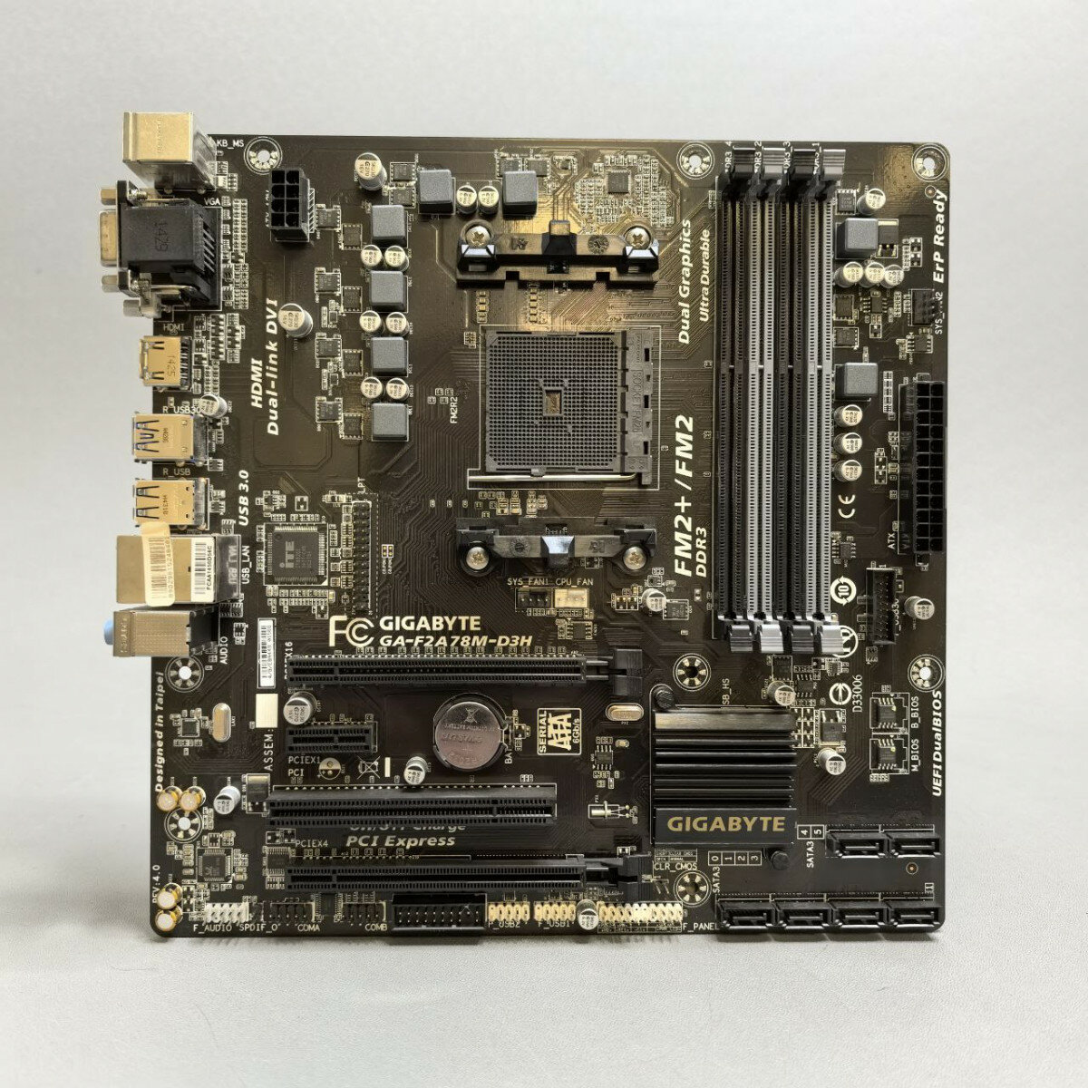 Материнская плата GIGABYTE GA-F2A78M-D3H (rev. 4.0)