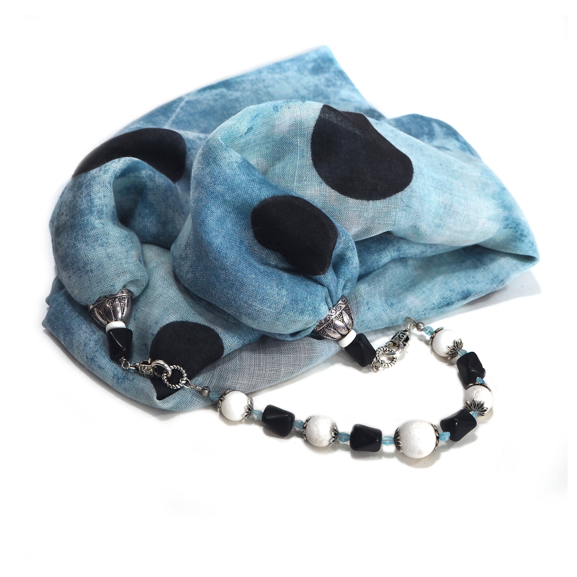 Колье, агат, коралл