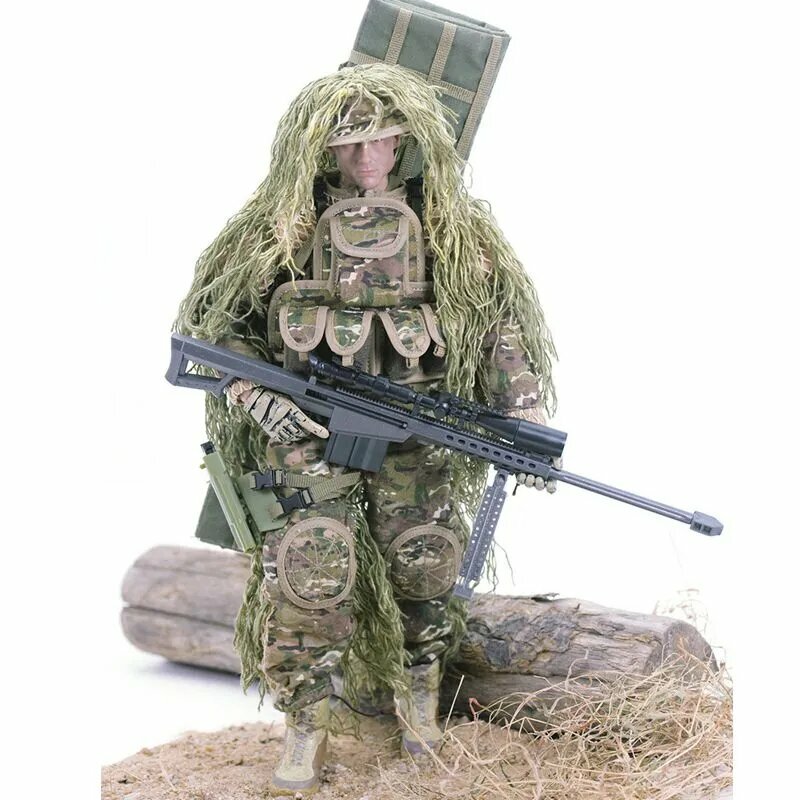 1/6 масштабная модель Снайпер солдата 30 см, имитация военной суставной куклы, игрушка для мальчика Сбор