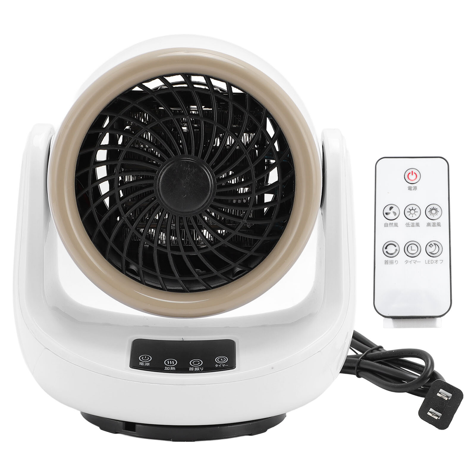 2 в 1 наборочный нагреватель регулируемый вентилятор температуры колебания электрического обогревателя с дистанционным управлением для использования в домашнем офисе