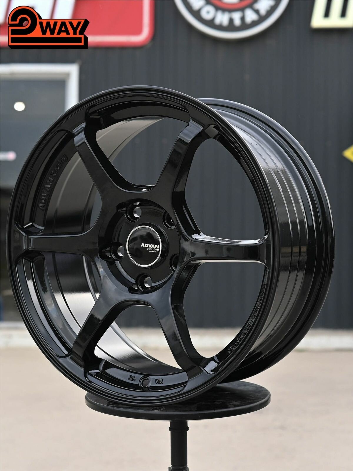 Диски Taigiro Advan RG4, литые, R17, ET38, 7.5 J, черные, 1 шт.