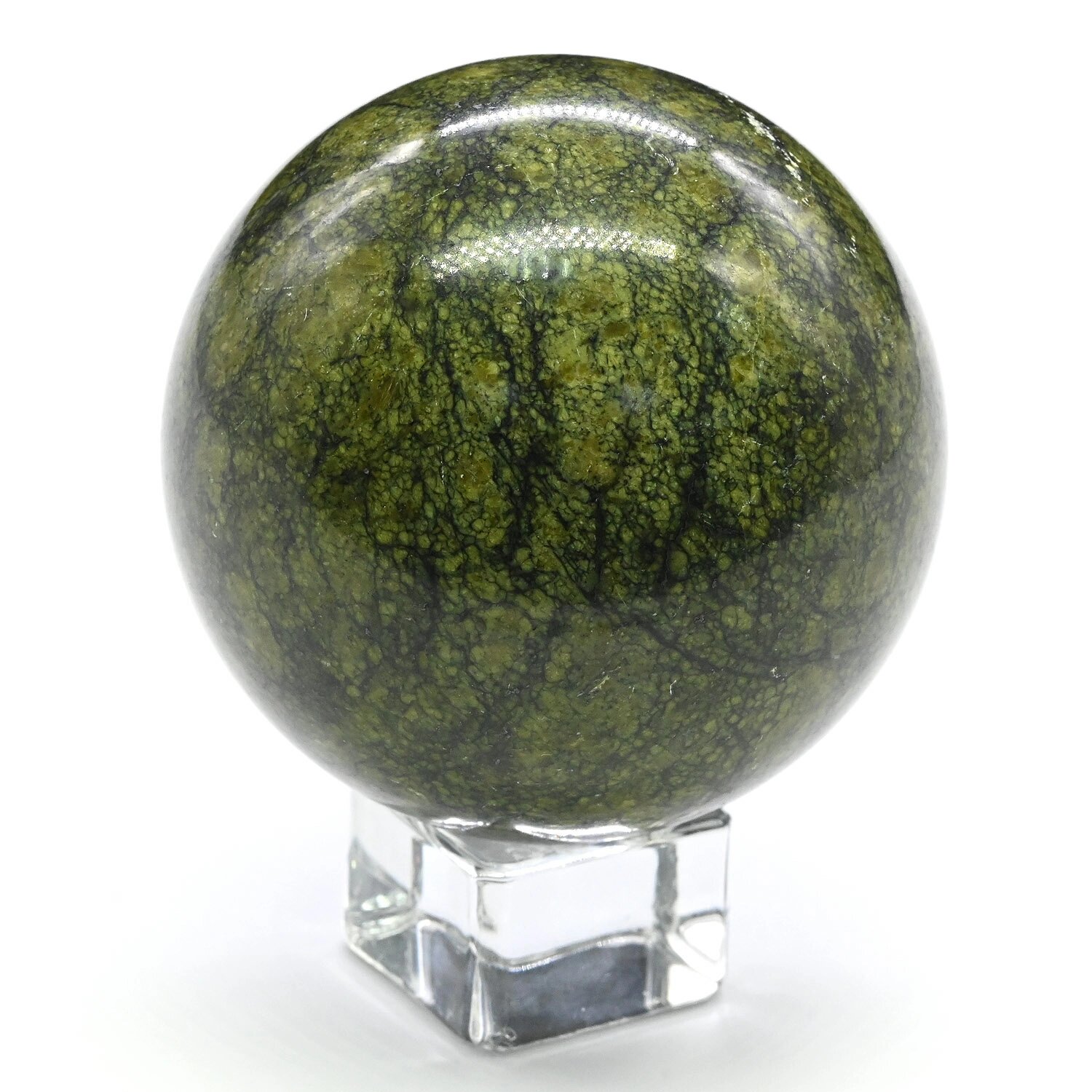 Шар из змеевика 62мм .