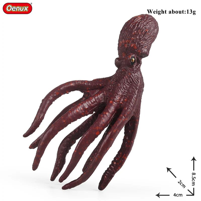 Фигурки Oenux Sealife Моллюски Бордовый, Animals Model