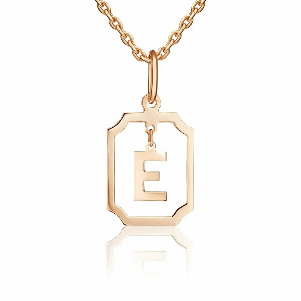 Подвеска, красное золото, 585 проба