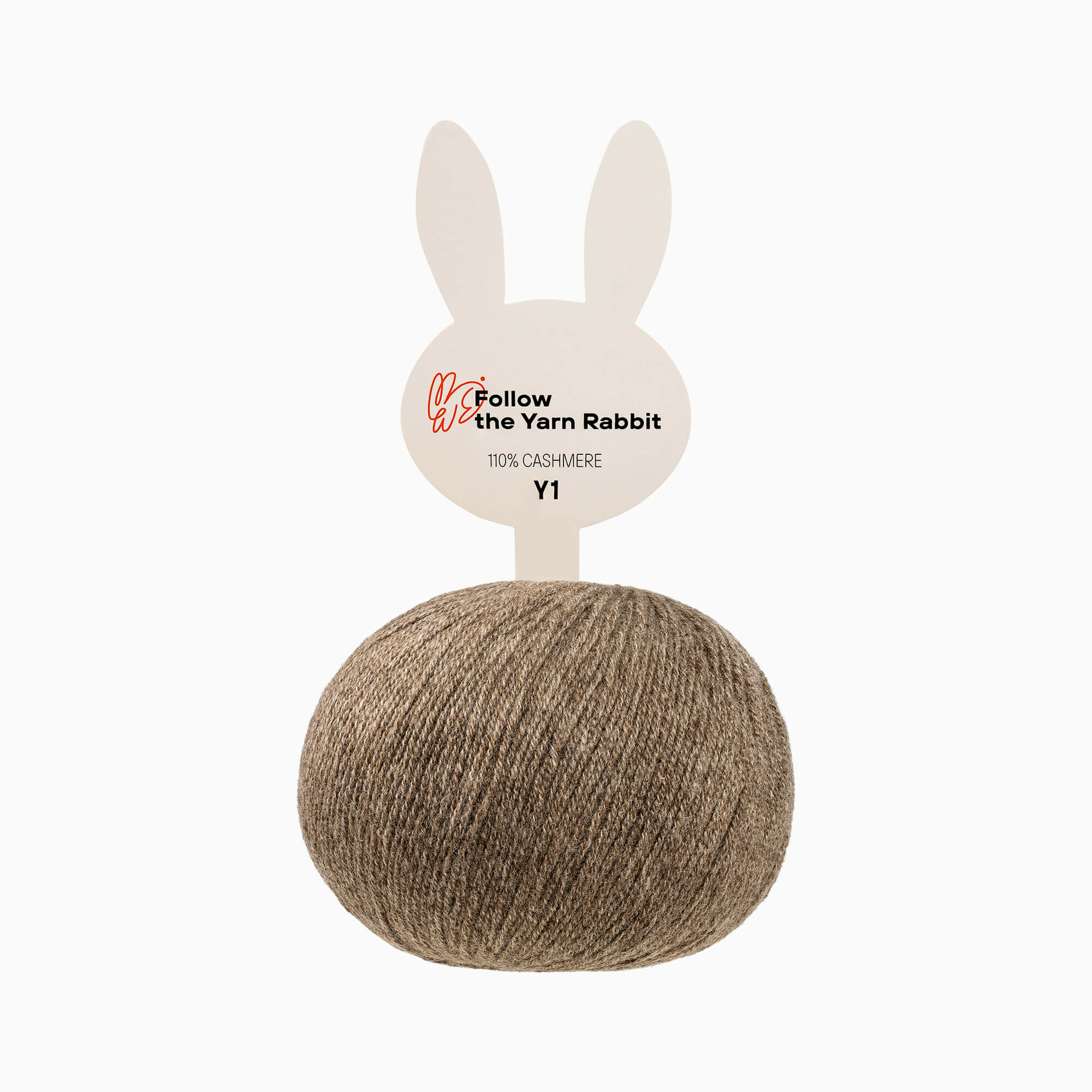 Кашемир 100% Y1 Holton Brown 210 м / 50 гр FOLLOW THE YARN RABBIT