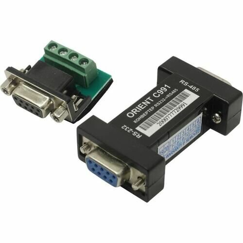 Конвертер-переходник RS232 DB9F to RS485 DB9M + клеммник винтовой (ORIENT C991)