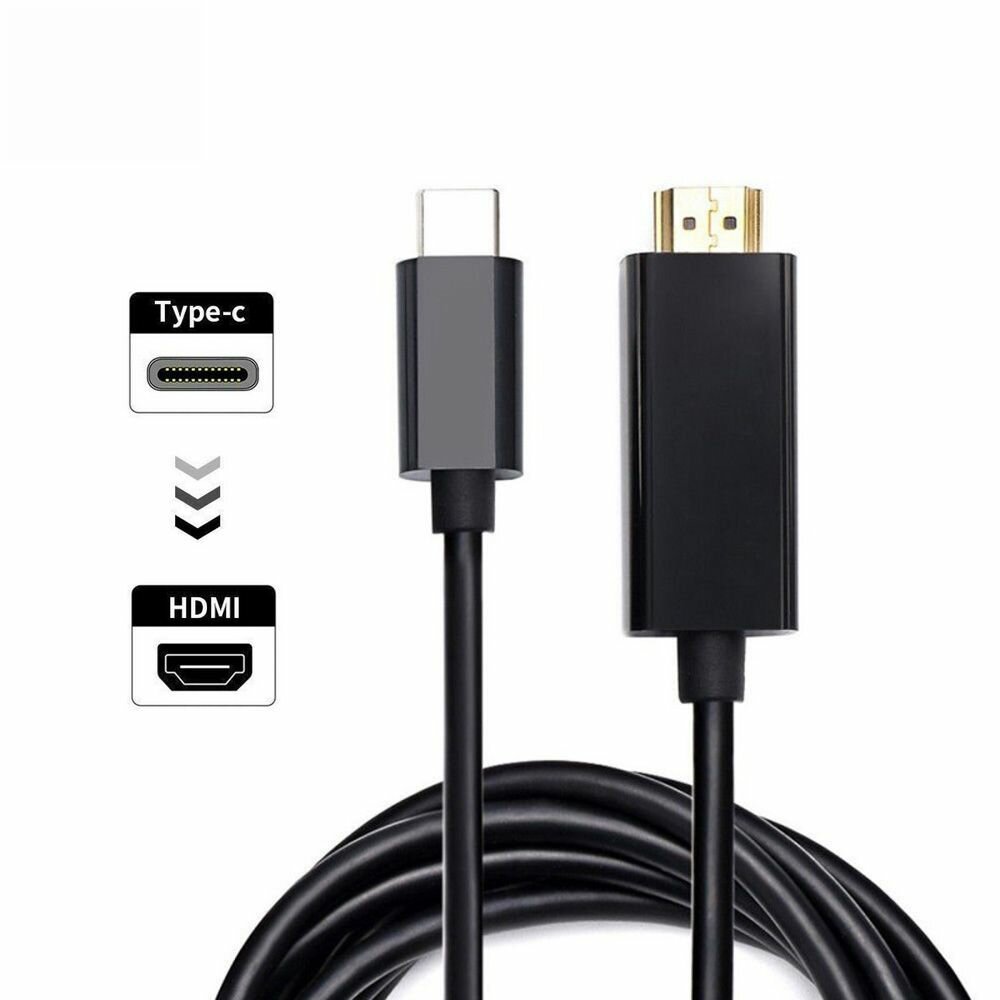 Видеоадаптер-кабель 4K USB 3.1 Type-C -> HDMI M, 1.8 м (ORIENT C726)