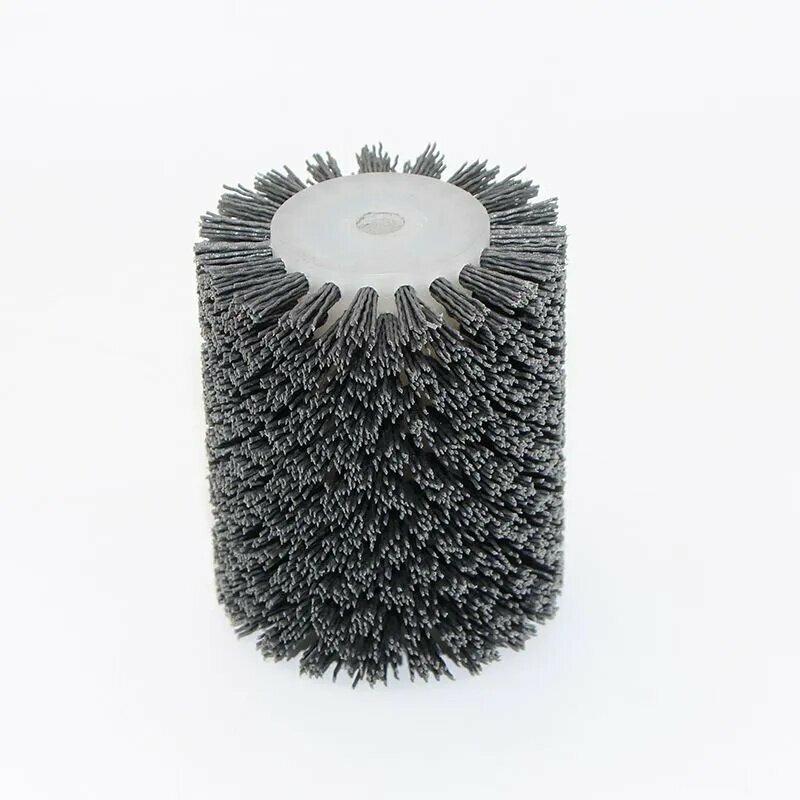 Нейлоновая щетка P80 валик ворс полимер абразив по дереву на шлифмашину 9741 для шлифовки и полировки плоских поверхностей