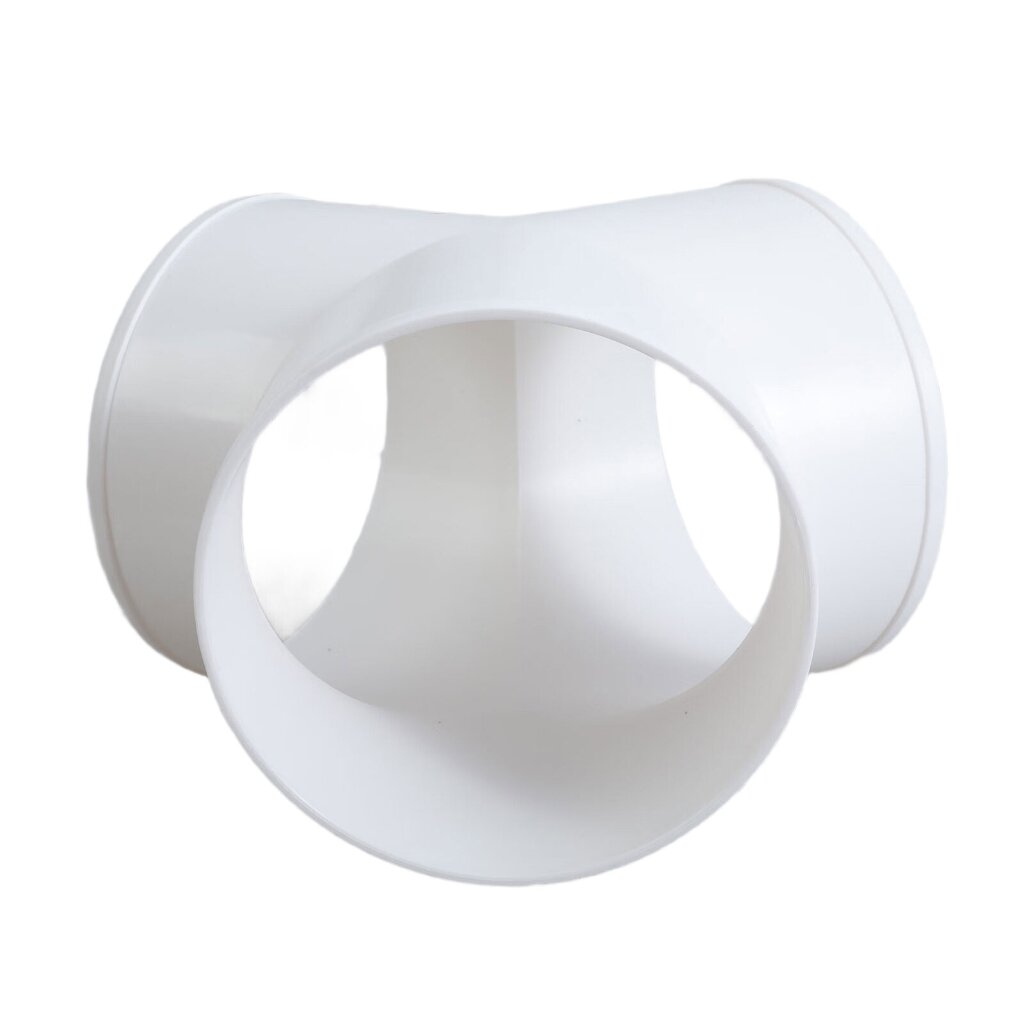 Y-образный тройник вытяжного канала Y-образный тройник равного диаметра вытяжного канала соединение ПВХ пластик-150 мм