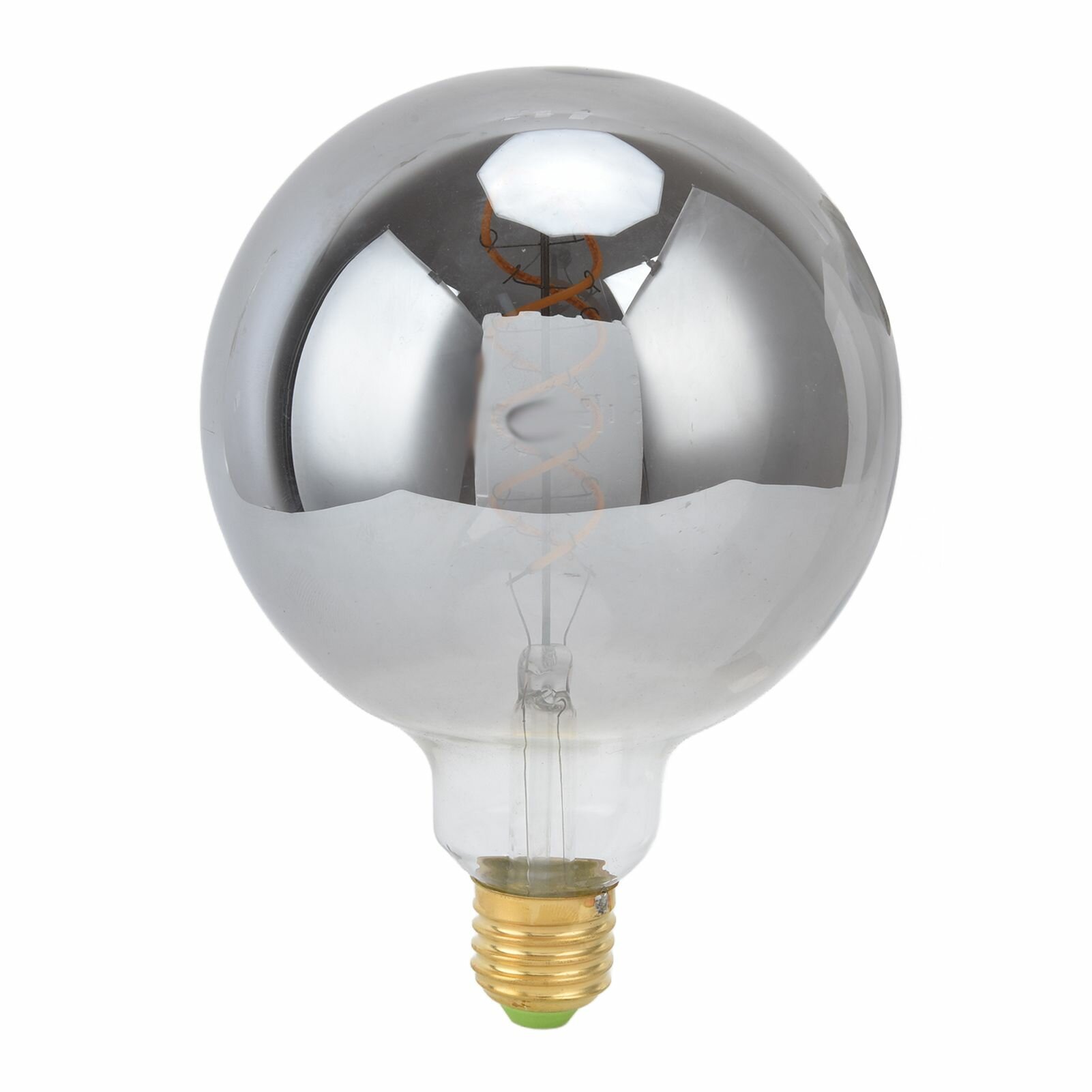 Светодиодная винтажная лампочка Эдисона с регулируемой яркостью, античная полухромированная хромированная отделка для зеркала в ванной комнате, энергоэффективная, долговечная