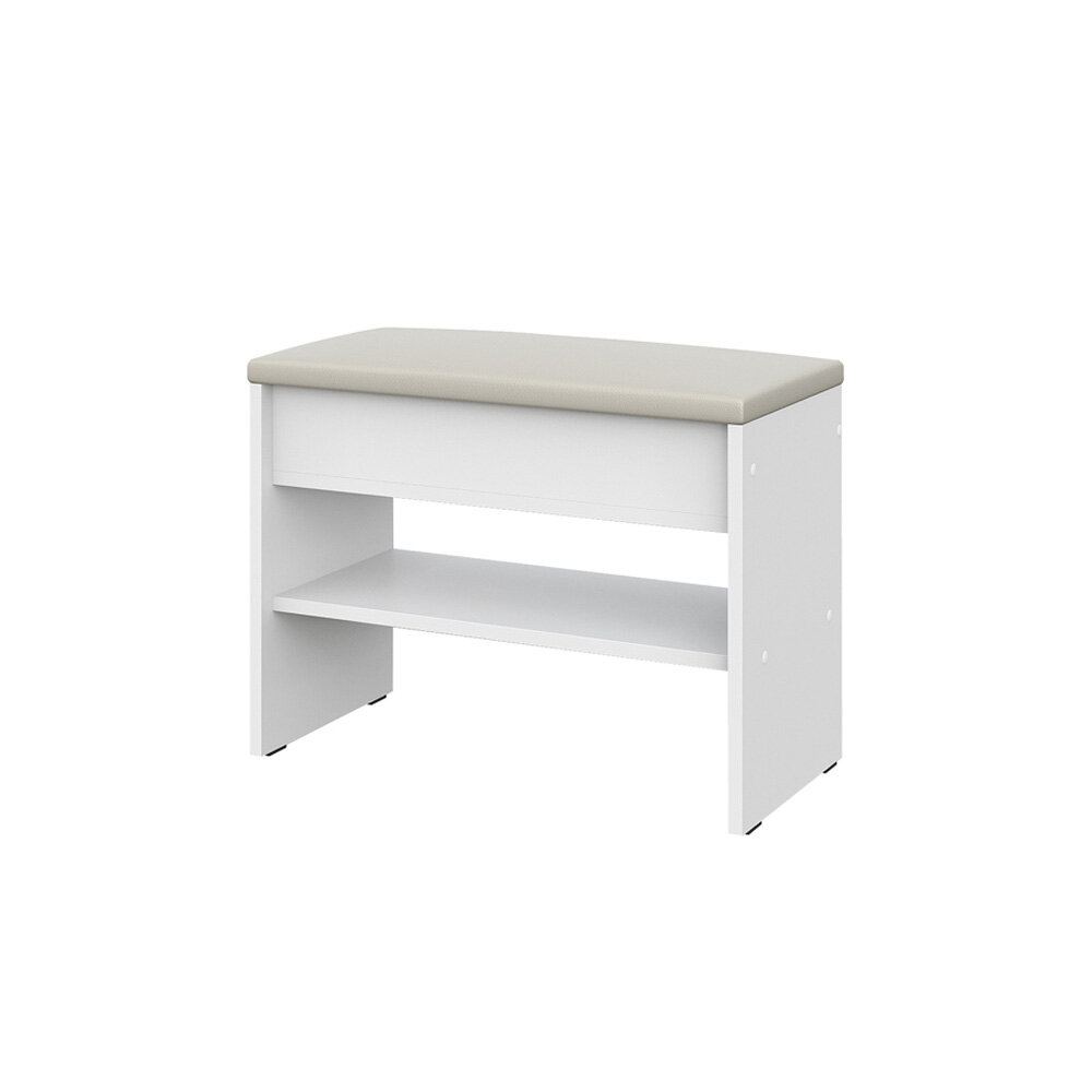 Обувной шкаф "Белый текстурный"