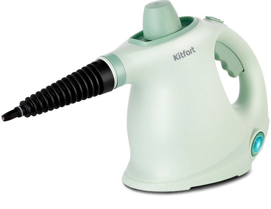 Пароочиститель KitFort КТ-9178 зеленый 1050 Вт ручной