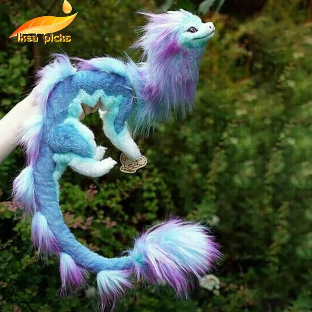 Плюшевая кукла животного дракона 50 см/Blue Dragon